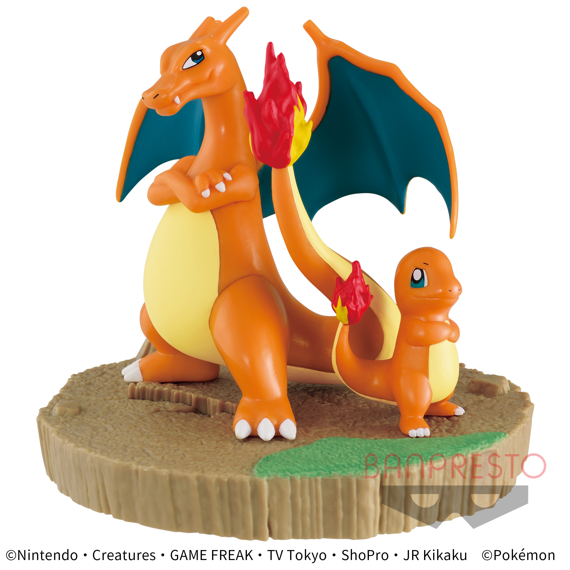 Charmander & Charizard Shippo Mite Mite! Bandai Banpresto Action Figur